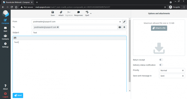 Roundcube Webmail and Admin Panels Login