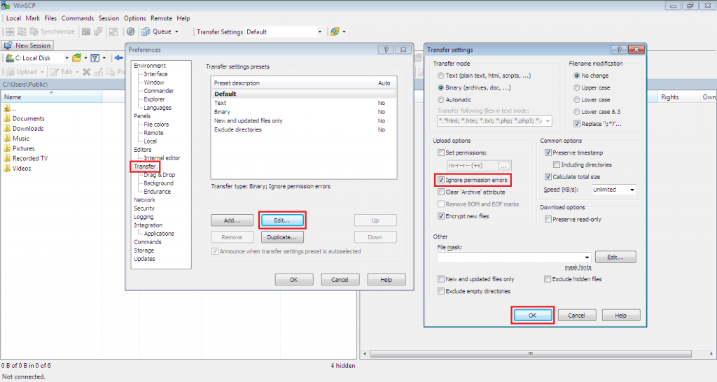 Sync Local Computer with Ubuntu via WinSCP - Keep a Backup on PC